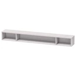 Duravit L-Cube Regalelement, Breite 1000mm, Tiefe 140mm, horizontal, 3 F&auml;cher, LC120102727, Farbe: Wei&szlig;er Flieder Hochglanz Lack