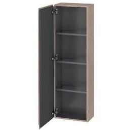 Duravit L-Cube Halbhochschrank Breite 400mm, Tiefe 243mm, 1 T&uuml;r, Anschlag links, LC1168L1111, Farbe: Eiche Kaschmir Echtholzfurnier