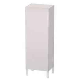 Duravit L-Cube Halbhochschrank, Breite 500mm, Tiefe 363mm, 1 T&uuml;r, Anschlag rechts, LC1179R8787, Farbe: Wei&szlig;er Flieder Seidenmatt Lack