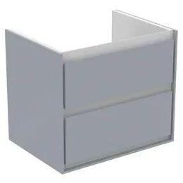Ideal Standard Connect Air M&ouml;belwaschtischunterschrank, 600x440x517mm, 2 Ausz&uuml;ge, E0818EQ, Farbe: Hellgrau gl&auml;nzend / wei&szlig; matt
