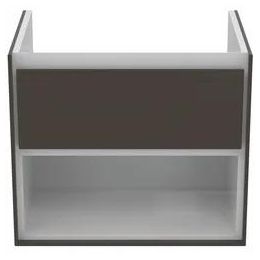 Ideal Standard Connect Air M&ouml;belwaschtischunterschrank, 600x440x517mm, 1 Auszug, E0826VY, Farbe: Braun matt / wei&szlig; matt