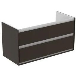 Ideal Standard Connect Air M&ouml;belwaschtischunterschrank, 1000x440x517mm, 2 Ausz&uuml;ge, E0821VY, Farbe: Braun matt / wei&szlig; matt
