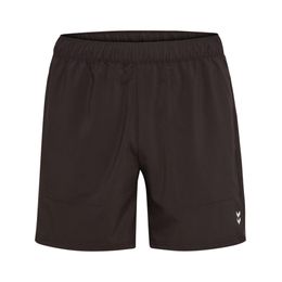 Hummel Sportshorts 'Pulse' Herren Gr&ouml;&szlig;e XXL braun / wei&szlig;