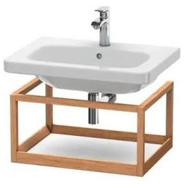 Duravit M&ouml;bel-Accessoires Ablage wandh&auml;ngend DuraStyle 9871, 590x440mm, DS987101876, Farbe: Wei&szlig; Matt / Eiche Massiv