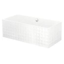 BetteLoft Ornament Badewanne, 1810x810x420mm, 3172-000CFXX6A,AS, Farbe: Wei&szlig; mit Antirutsch Sense