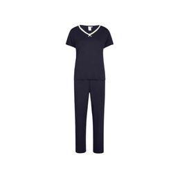 Ccdk Copenhagen Pyjama 'CCDK Jordan' Damen Gr&ouml;&szlig;e M navy / wei&szlig; Winterkleid