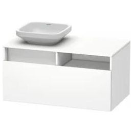 Duravit DuraStyle Waschtischunterschrank wandh&auml;ngend 6784, 1 Auszug, 1 Ausschnitt rechts, 1000mm, DS6784R4343, Farbe: Basalt Matt Dekor