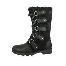 Sorel Snowboots 'Emelie Lace' Damen Gr&ouml;&szlig;e 37 schwarz Winterschuhe