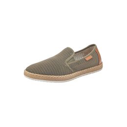 Rieker Espadrilles Herren Gr&ouml;&szlig;e 43 braun / oliv