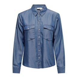 Jacqueline de Yong JDY Bluse 'JASPER' Damen Gr&ouml;&szlig;e XXL blue denim
