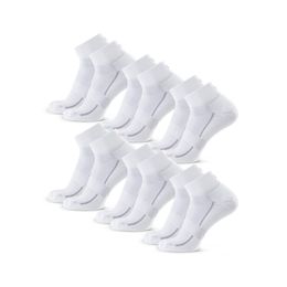 Danish Endurance Socken 'Tennis Quarter' Herren Gr&ouml;&szlig;e 43/47 wei&szlig;