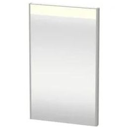 Duravit Brioso Spiegel 42,0 x 4,5 cm mit LED- Beleuchtung, BR700004949, Farbe: Graphit Matt Dekor, Griff Graphit Matt
