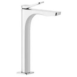 Gessi Rilievo, Waschtisch-Einhebelmischer S-Version (D32 mm) H&ouml;he 250 mm, ohne Ablaufgarnitur, Ausladung 154 mm, 59004727, Farbe: Messing geb&uuml;rstet PVD