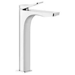 Gessi Rilievo, Waschtisch-Einhebelmischer XL-Version (D42 mm) H&ouml;he 250 mm, ohne Ablaufgarnitur, Ausladung 159 mm, 59010279, Farbe: Wei&szlig; CN
