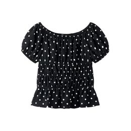 name it Bluse M&auml;dchen Gr&ouml;&szlig;e 116 schwarz / wei&szlig;