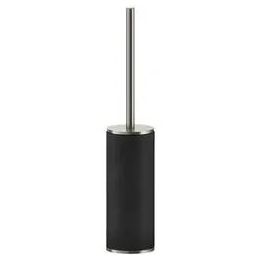 Gessi Inciso Stand-WC-B&uuml;rstengarnitur, Beh&auml;lter schwarz matt, 58544149, Farbe: Finox Optik