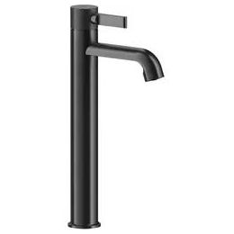Gessi Inciso- Waschtisch Einhebelmischer, h&ouml;here Version 239 mm, mit Ablaufgarnitur 1 1/4, Ausladung 135 mm, 58003707, Farbe: Metall Schwarz geb&uuml;rstet PVD