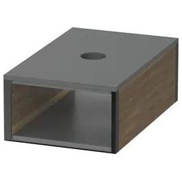 Duravit Box f&uuml;r Spiegelschrank, Utensilienbox mit Deckel, 100x160 mm, XV994807777, Farbe: Nussbaum Massiv