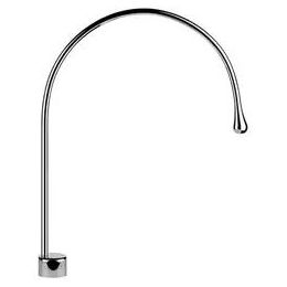 Gessi Goccia Waschtisch-Stand-Auslauf, ohne Ablaufgarnitur, Ausladung 387 mm, Auslauf um 360 Grad schwenkbar, 33853126, Farbe: Metall schwarz geb&uuml;rstet GHRC
