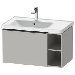 Duravit D-Neo, Waschtischunterbau wandh&auml;ngend, Breite 784 x Tiefe 452mm, 1x T&uuml;r, mit Griff, DE425800707, Farbe: Beton Grau
