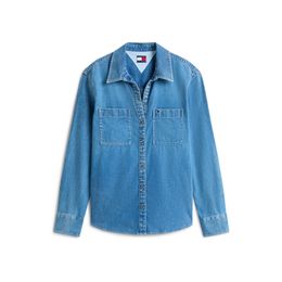 Tommy Jeans Bluse Damen Gr&ouml;&szlig;e XXS blue denim