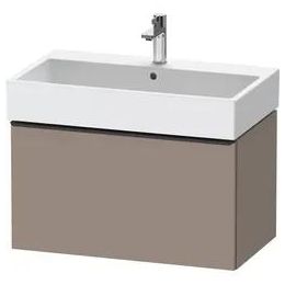 Duravit D-Neo, Waschtischunterbau wandh&auml;ngend, Breite 784 x Tiefe 442mm, 1x Auszug, mit Griff, DE427304343, Farbe: Basalt Matt Dekor
