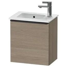 Duravit D-Neo, Waschtischunterbau wandh&auml;ngend, Breite 410 x Tiefe 274mm, 1x T&uuml;r (Anschlag rechts), mit Griff, DE4259R3535, Farbe: Eiche Terra