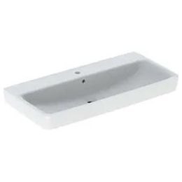 Geberit Renova Plan, Waschtisch, 100x48 cm, 1 Hahnloch, mit &Uuml;berlauf, 501706, 501.706.00.1, Farbe: Wei&szlig;