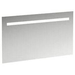 Laufen Leelo Spiegel mit integrierter horizontaler LED-Beleuchtung, Aluminiumrahmen, 1200 mm, Version f&uuml;r externen Lichtschalter, H4476719501441