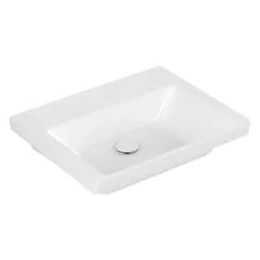 Villeroy & Boch Villeroy & Boch Subway 3.0 Waschbecken, rechteck, ohne Hahnloch, ohne &Uuml;berlauf, 600x470mm, 4A7063R1, Farbe: Wei&szlig; CeramicPlus