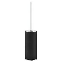 Gessi Inciso Stand-WC-B&uuml;rstengarnitur, Beh&auml;lter schwarz matt, 58544031, Farbe: Chrom