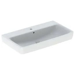 Geberit Renova Plan, Waschtisch, 85x48 cm, 1 Hahnloch, mit &Uuml;berlauf, 501698, 501.698.00.1, Farbe: Wei&szlig;