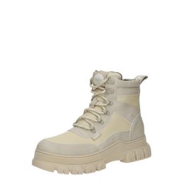 Buffalo Lace-Up Ankle Boots 'Nova' female size 37 Beige / Kitt