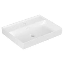 Villeroy & Boch Villeroy & Boch Collaro Waschbecken, 1 Hahnloch, ohne &Uuml;berlauf, 600x470mm, 4A3361R1, Farbe: Wei&szlig; CeramicPlus