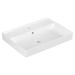 Villeroy & Boch Villeroy & Boch Collaro Waschbecken, mit &Uuml;berlauf, ungeschliffen, 650x470mm, 4A3365R1, Farbe: Wei&szlig; CeramicPlus