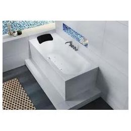 RIHO Linares Rechteck-Badewanne, Version rechts, mit Air-System, 2-Sitzer, wei&szlig;, B144003005, Ausf&uuml;hrung: 200x90x49,5cm, Nutzinhalt: 270 Liter