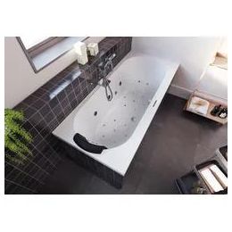 RIHO Carolina Rechteck-Badewanne, mit Joy-System, Version links, 1-Sitzer, wei&szlig;, B057015005, Ausf&uuml;hrung: 190x80x53cm, Nutzinhalt: 235 Liter