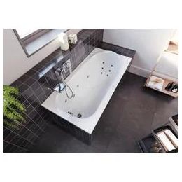 RIHO Columbia Rechteck-Badewanne, mit flow-System, 1-Sitzer, Version links, wei&szlig;, B002005005, Ausf&uuml;hrung: 150x75x47,5cm, Nutzinhalt: 100 Liter