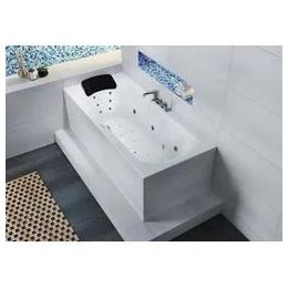 RIHO Linares Rechteck-Badewanne, Version rechts, mit Joy-System, 2-Sitzer, wei&szlig;, B144009005, Ausf&uuml;hrung: 200x90x49,5cm, Nutzinhalt: 270 Liter