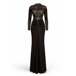 Goddiva Abendkleid Damen Gr&ouml;&szlig;e 46 schwarz Winterkleid