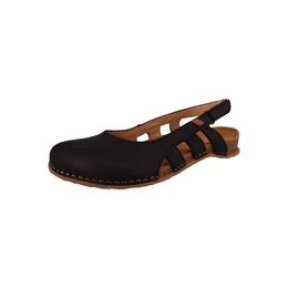 El Naturalista Ballerina Damen Gr&ouml;&szlig;e 42 beige / schwarz Sommerschuhe