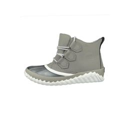 Sorel Schn&uuml;rstiefelette 'About' Damen Gr&ouml;&szlig;e 37 grau / silber / wei&szlig; Winterschuhe