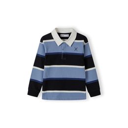 MINOTI Poloshirt Jungen Gr&ouml;&szlig;e 158/164 hellblau / dunkelblau / schwarz / offwhite