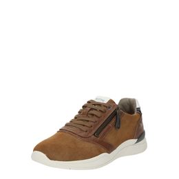 Mustang Sneaker Herren Gr&ouml;&szlig;e 46 navy / braun / dunkelbraun / wei&szlig;