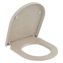 Villeroy & Boch Villeroy & Boch Subway 3.0 WC-Sitz, oval, SoftClose, QuickRelease, 374x438x42mm, 8M42S1AM, Farbe: Almond