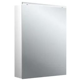 Emco pure 2 classic LED-Lichtspiegelschrank mit Aufsatzleuchte, 1 T&uuml;r, Anschlag wechselbar, 500x729x178mm, 979705510