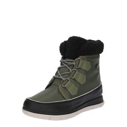 Sorel Snowboots 'Explorer Carnival' Damen Gr&ouml;&szlig;e 42 oliv / schwarz Winterschuhe
