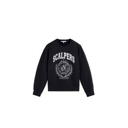Scalpers Sweatshirt 'College' Damen Gr&ouml;&szlig;e XL marine / wei&szlig;