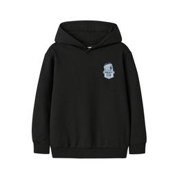 name it Sweatshirt 'NKMVugo' Jungen Gr&ouml;&szlig;e 146/152 hellblau / schwarz