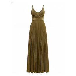 Goddiva Abendkleid Damen Gr&ouml;&szlig;e 46 gold Winterkleid